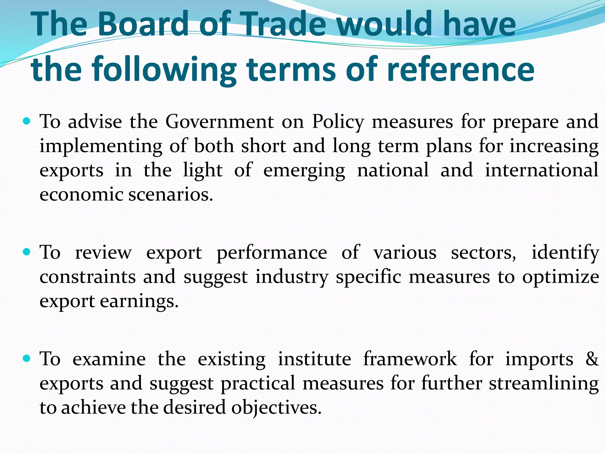 EXIM POLICY, PROCEDURE AND DOCUMENTATION PRESENTATION BY AMAN DWIVEDI ...
