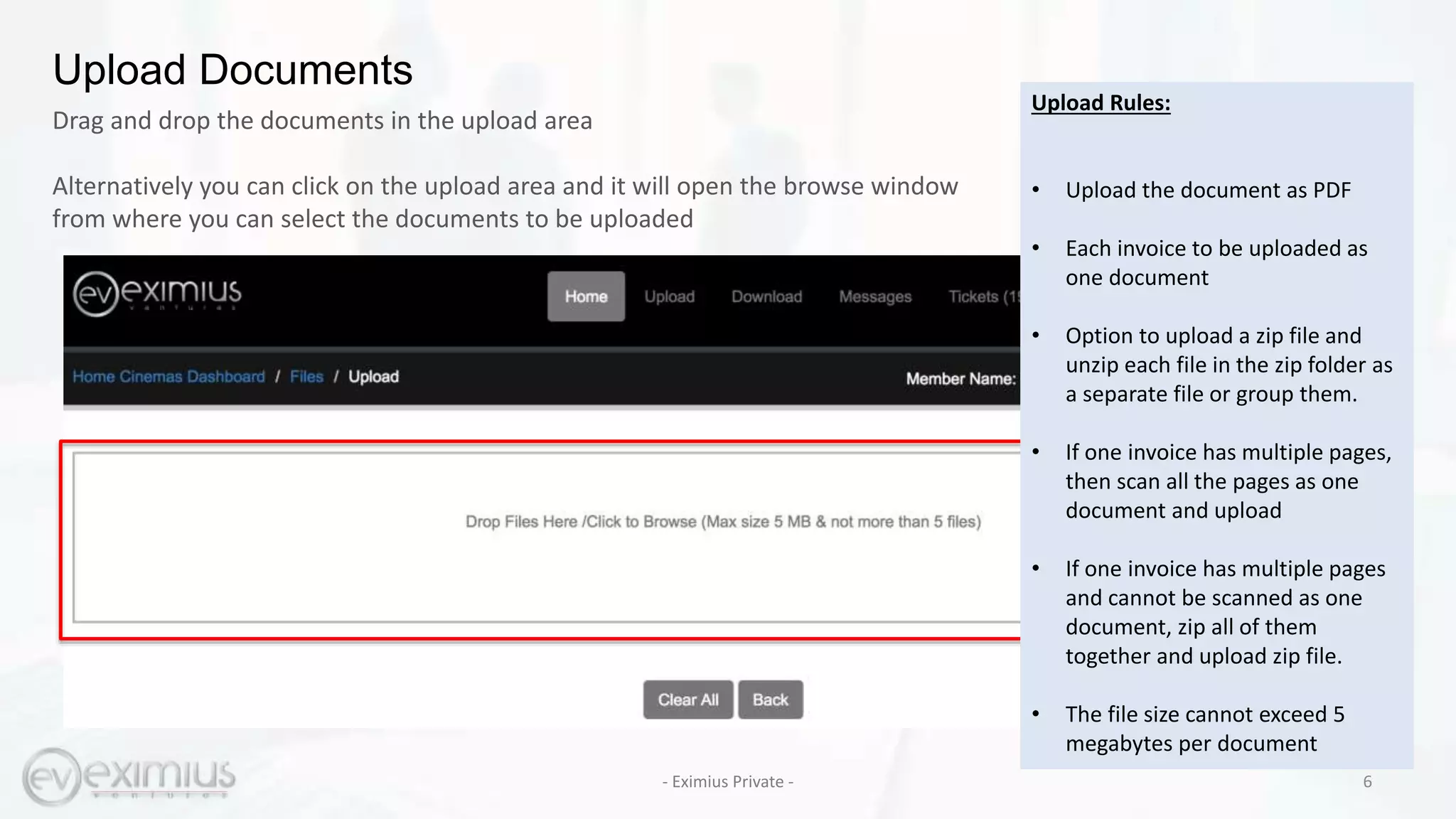 Eximius document management system overview | PPTX