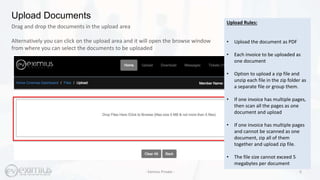 Eximius document management system overview | PPTX