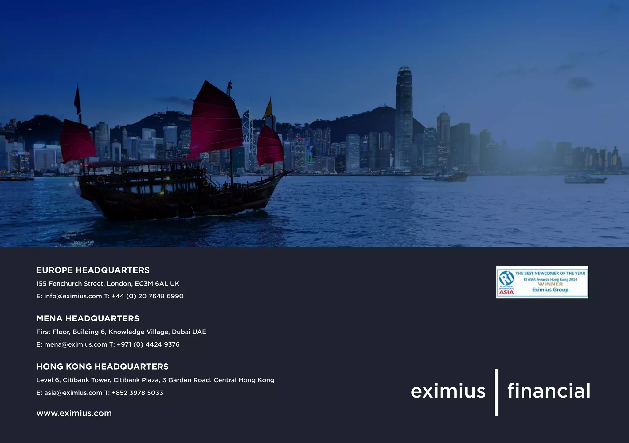 Eximius Financial - Hong Kong | PDF
