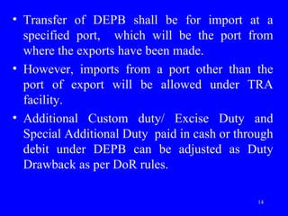 Exim Policy | PPT | Commodities | Economy