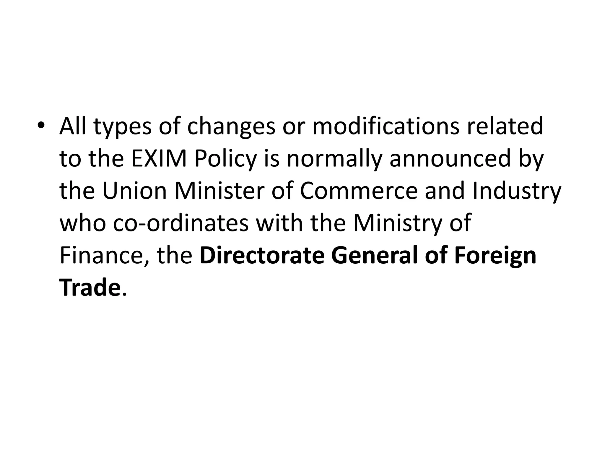 EXIM Policy.ppt