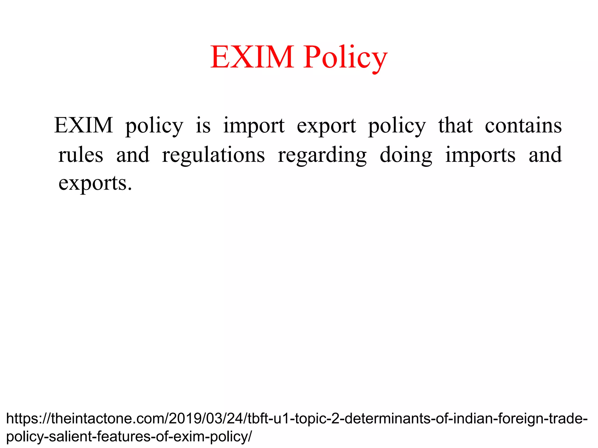 EXIM Policy.ppt