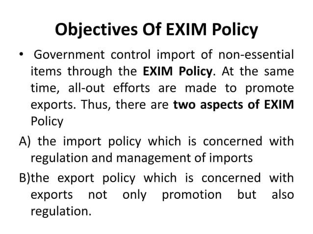 EXIM Policy.ppt