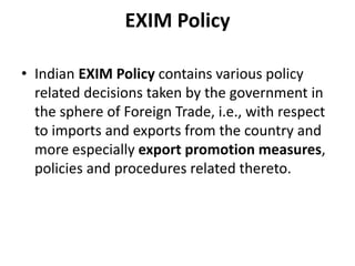 EXIM Policy.ppt
