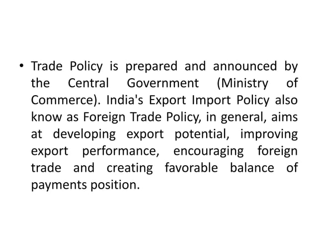 EXIM Policy.ppt