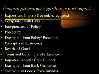 Exim policy india | PPT
