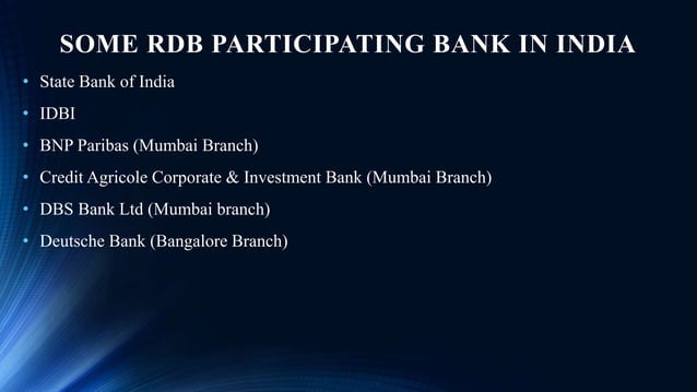 INTERNATIONAL BANK FOR RECONSTRUCTION AND DEVELOPMENT (IBRD) & REGIONAL DEVELOPMENT BANK (RDB ...