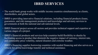 INTERNATIONAL BANK FOR RECONSTRUCTION AND DEVELOPMENT (IBRD) & REGIONAL ...