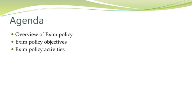 Exim presentetion | PPT