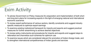 Exim presentetion | PPTX