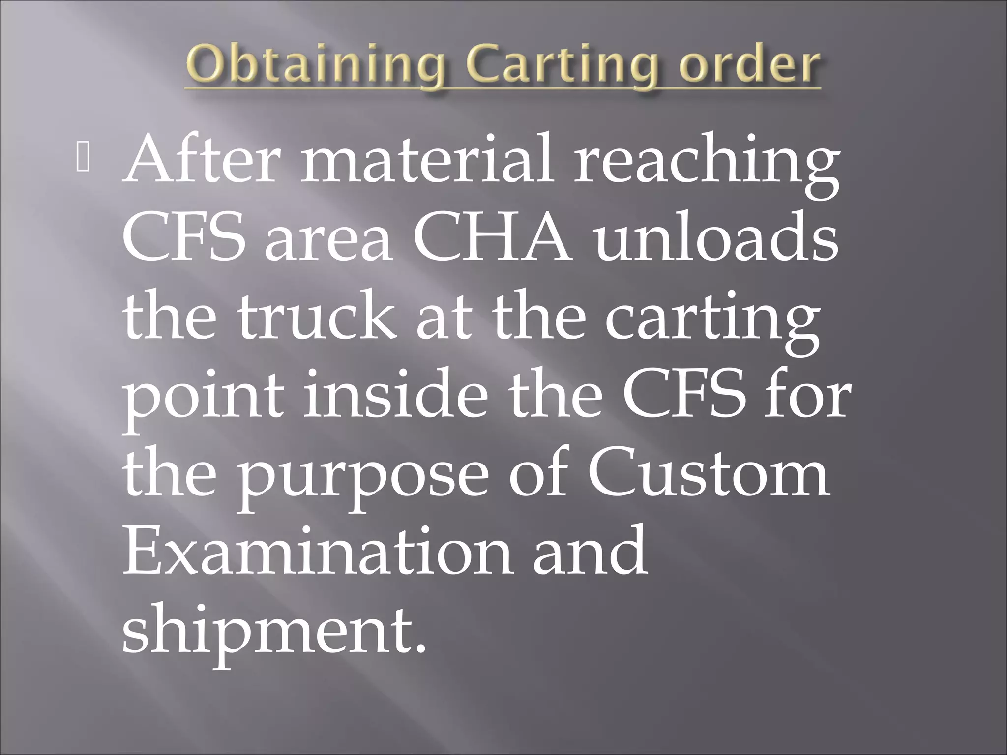 Exim process pp1 | PPT