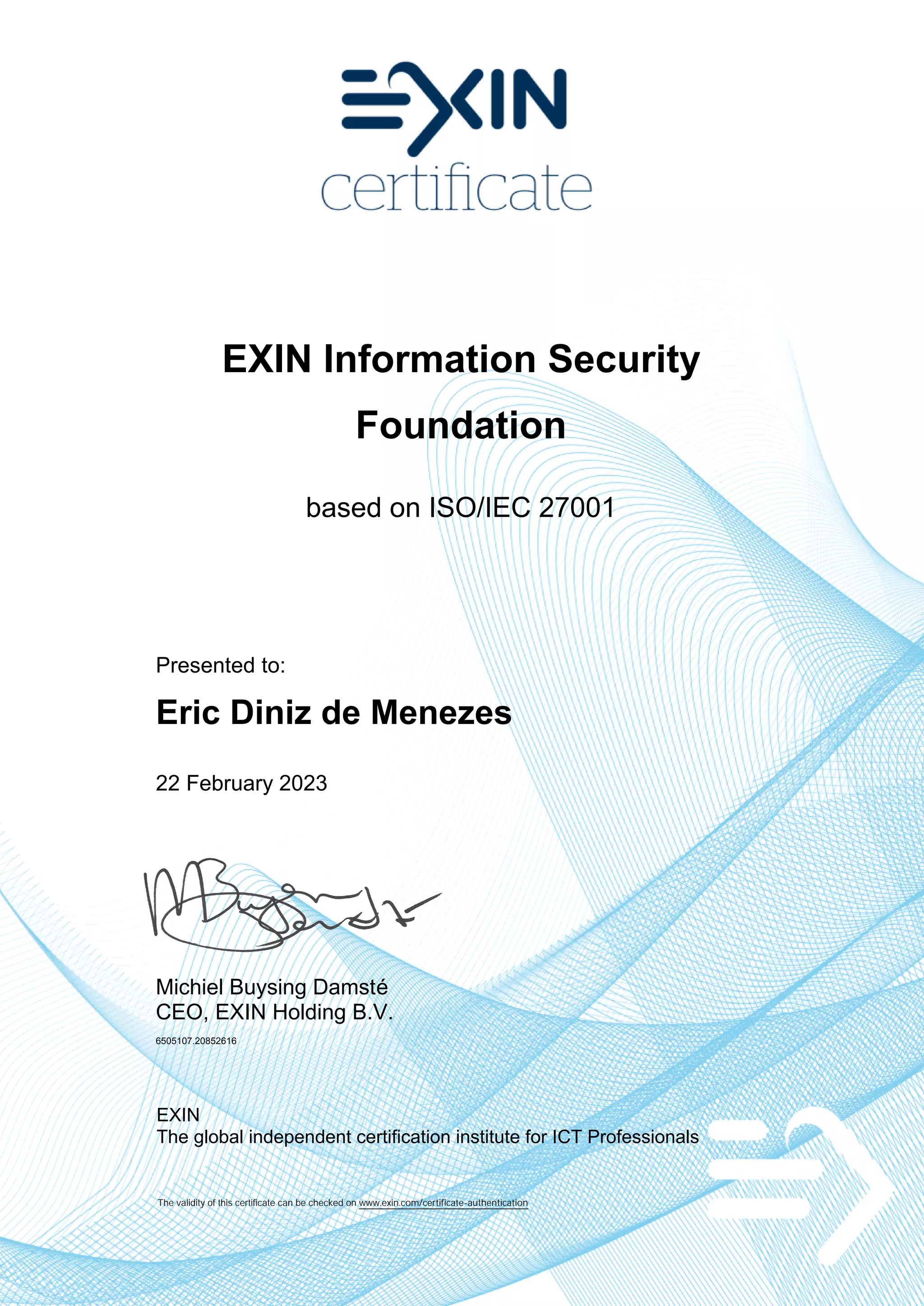 EXIN - ISO/IEC 27001 Foundation | PDF