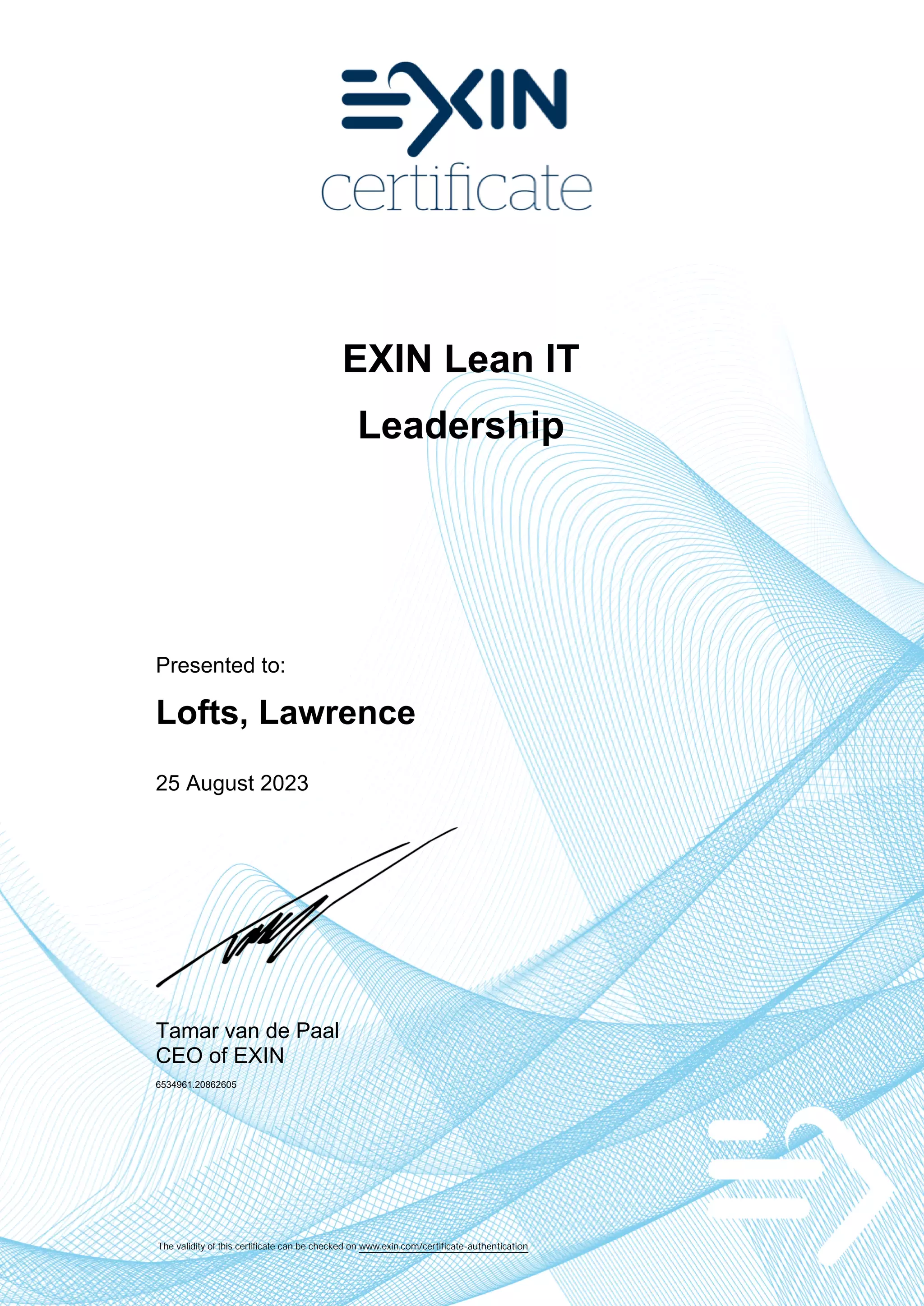 EXIN Lean IT Leadership Certificate | PDF