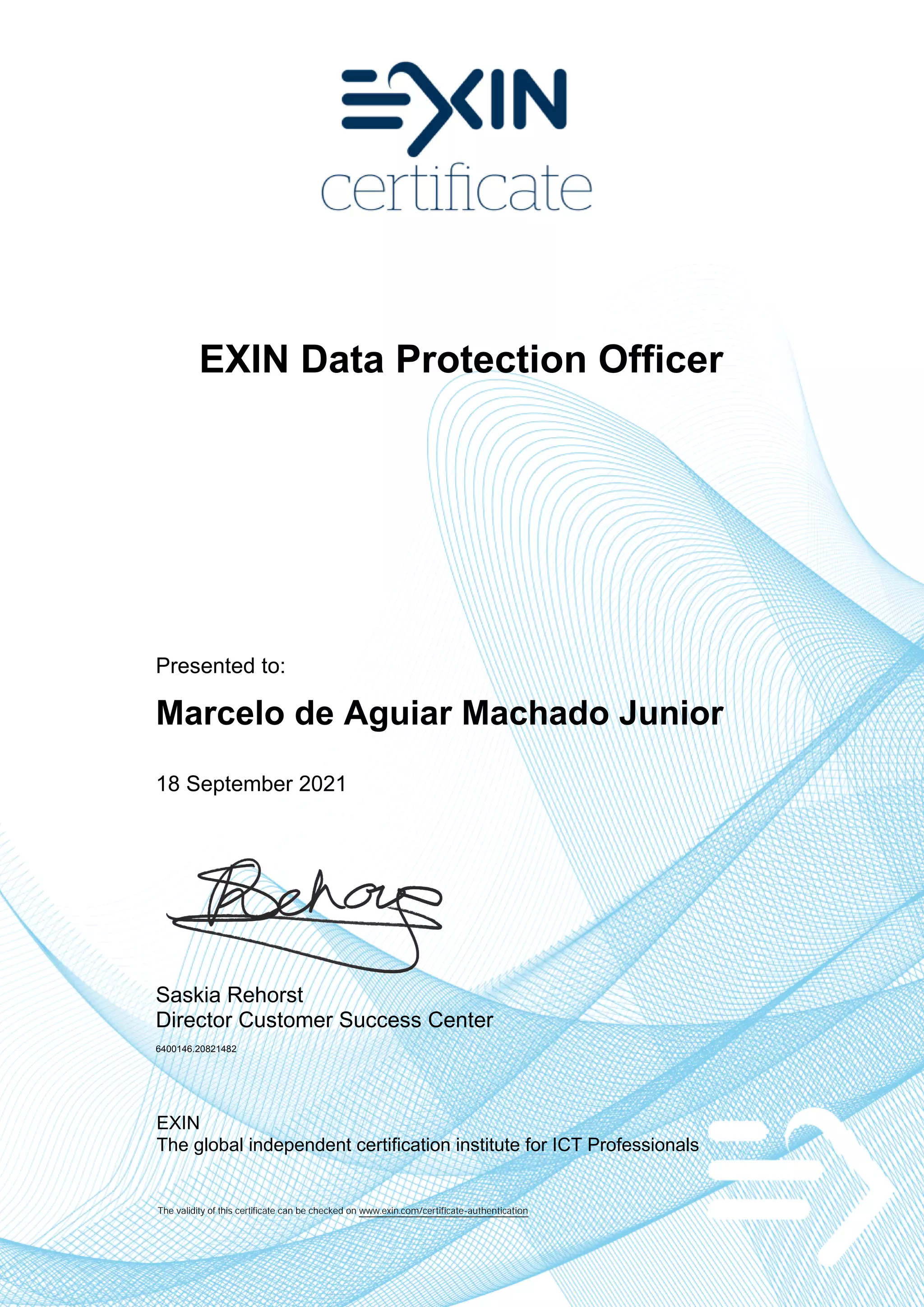 Exin data protection officer certificado | PDF
