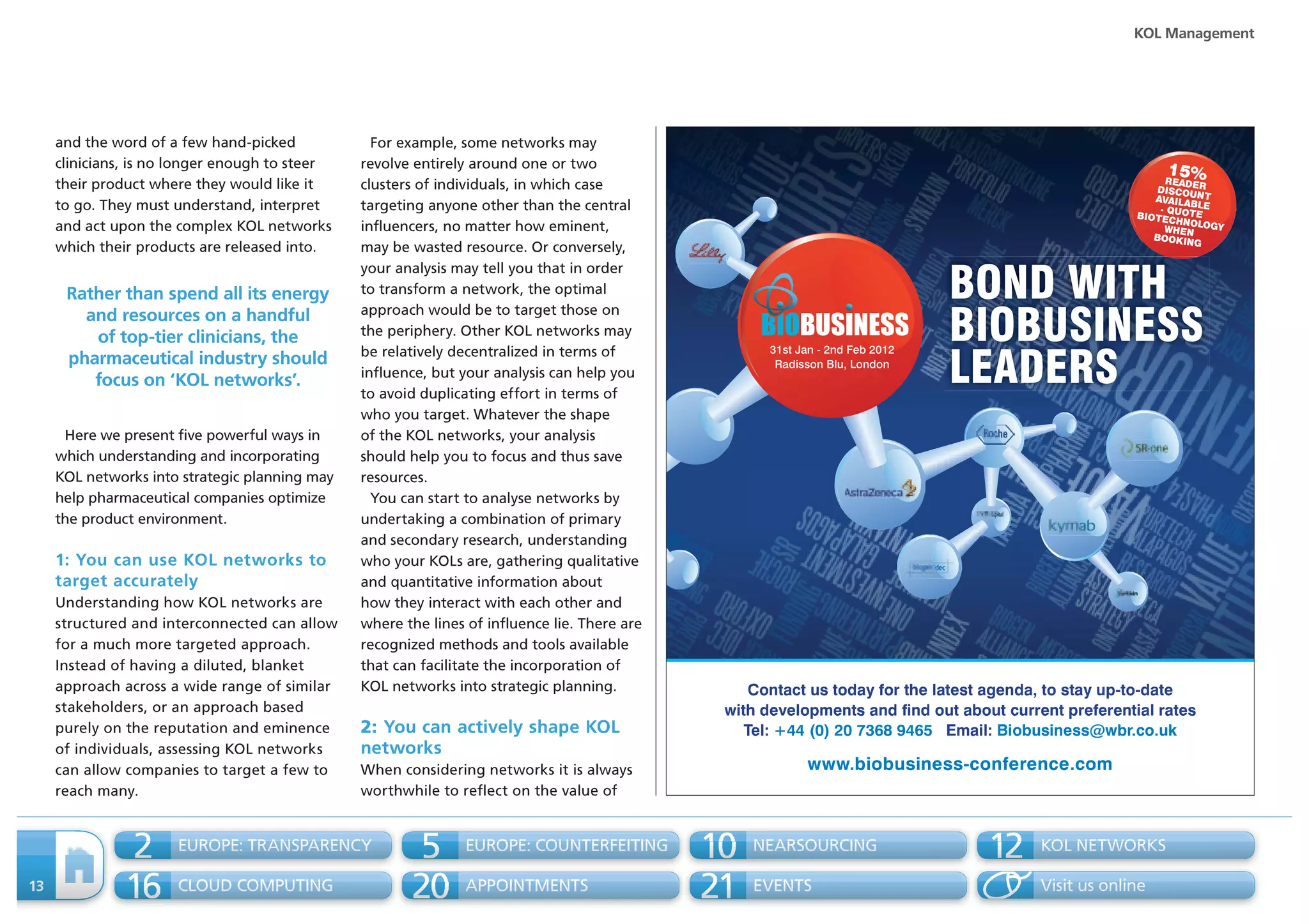 5 powerful ideas on KOL network management | PDF