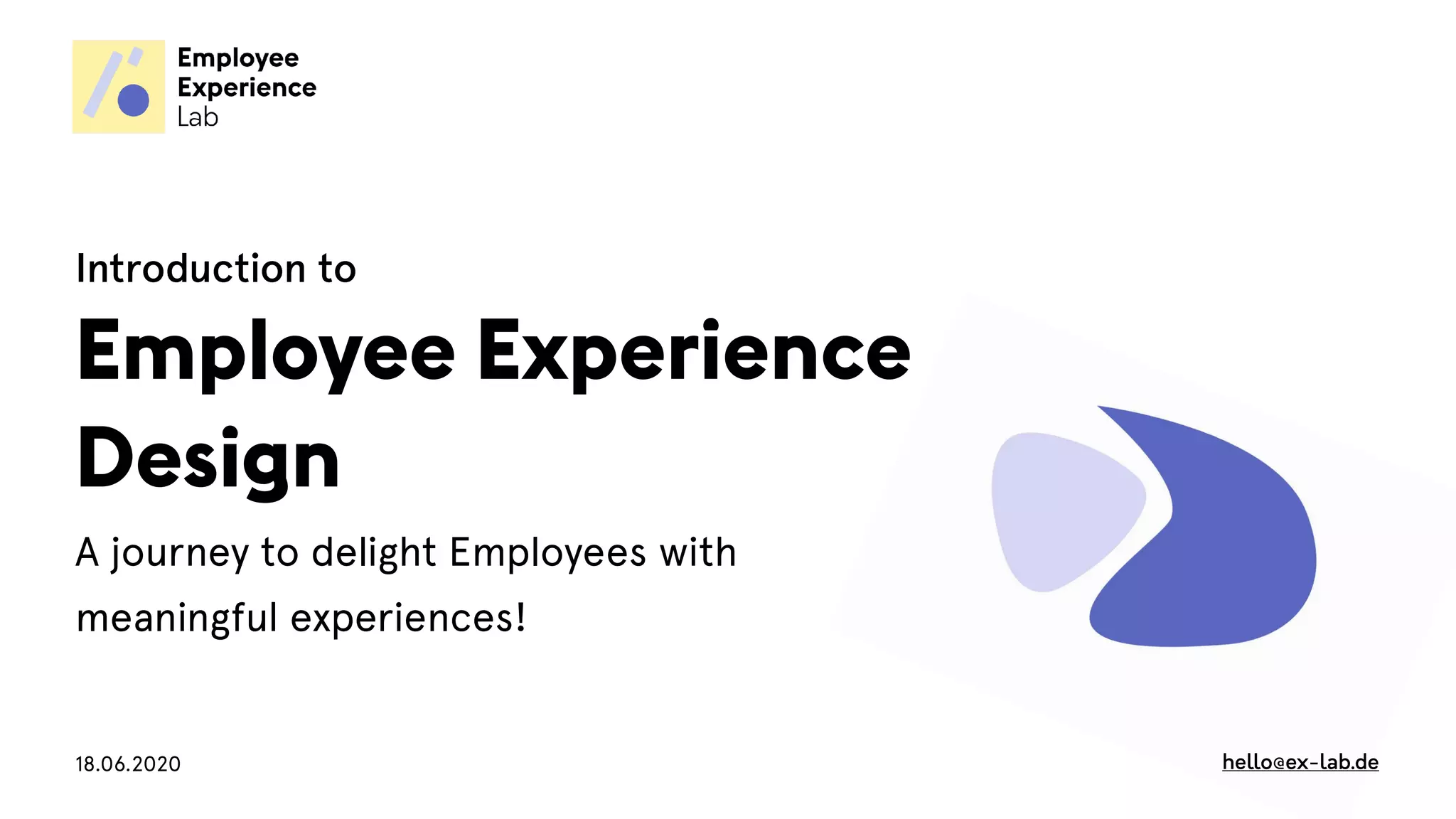 Employee Experience Design Introduction / Design Thinking & Human ...