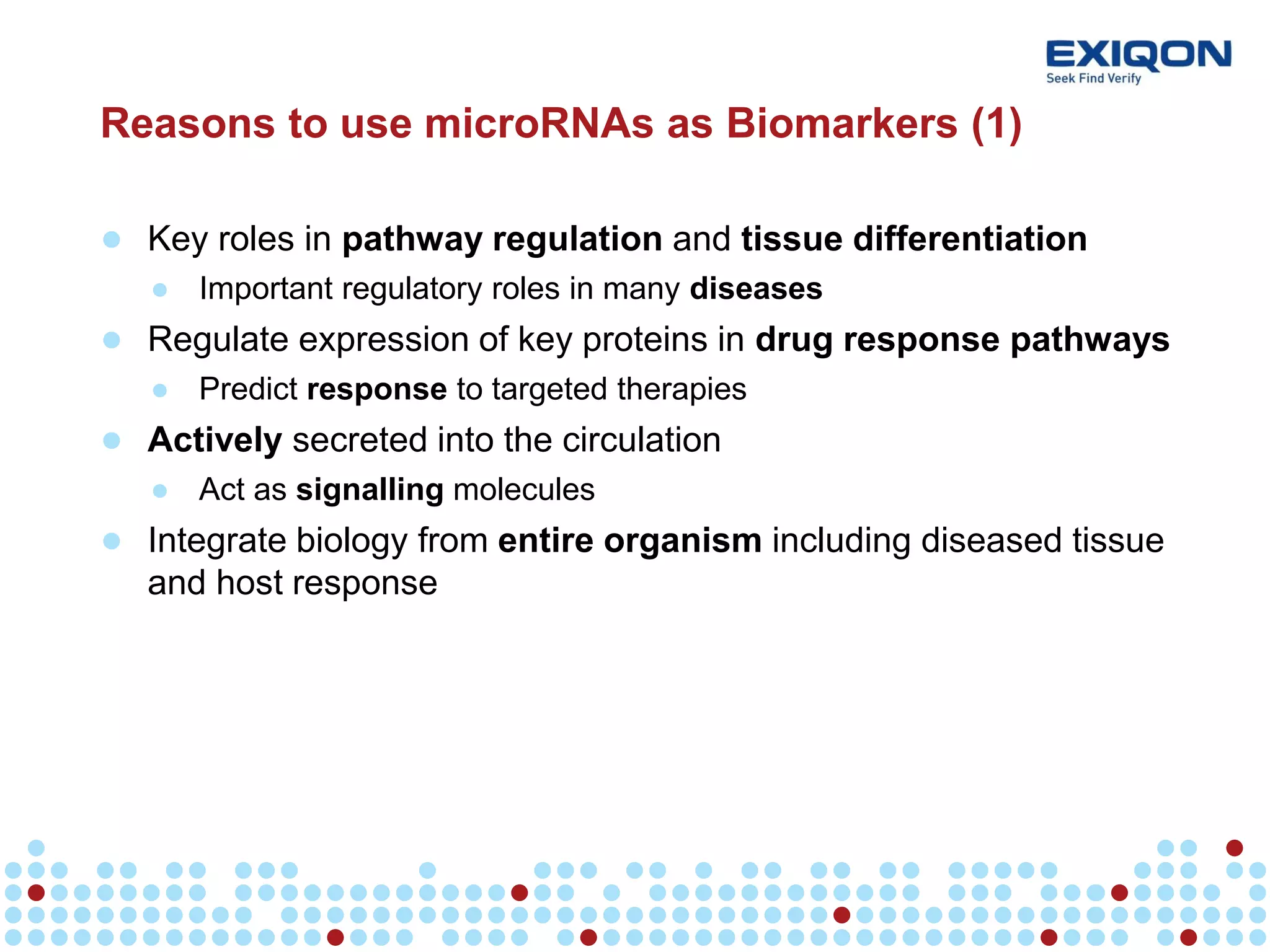 microRNA discovery and biomarker development in clinical samples | PDF