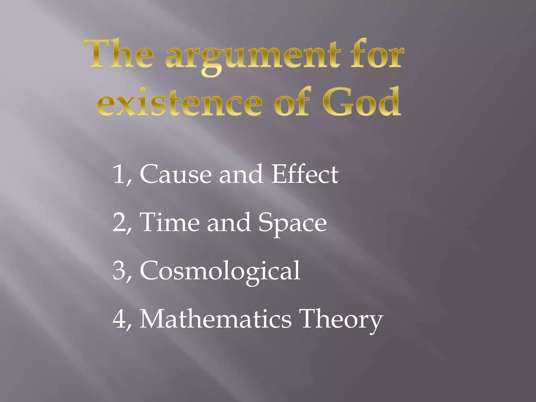 Existence of-god | PPTX
