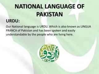 Existence and Decay of Pakistani Languages | PPTX