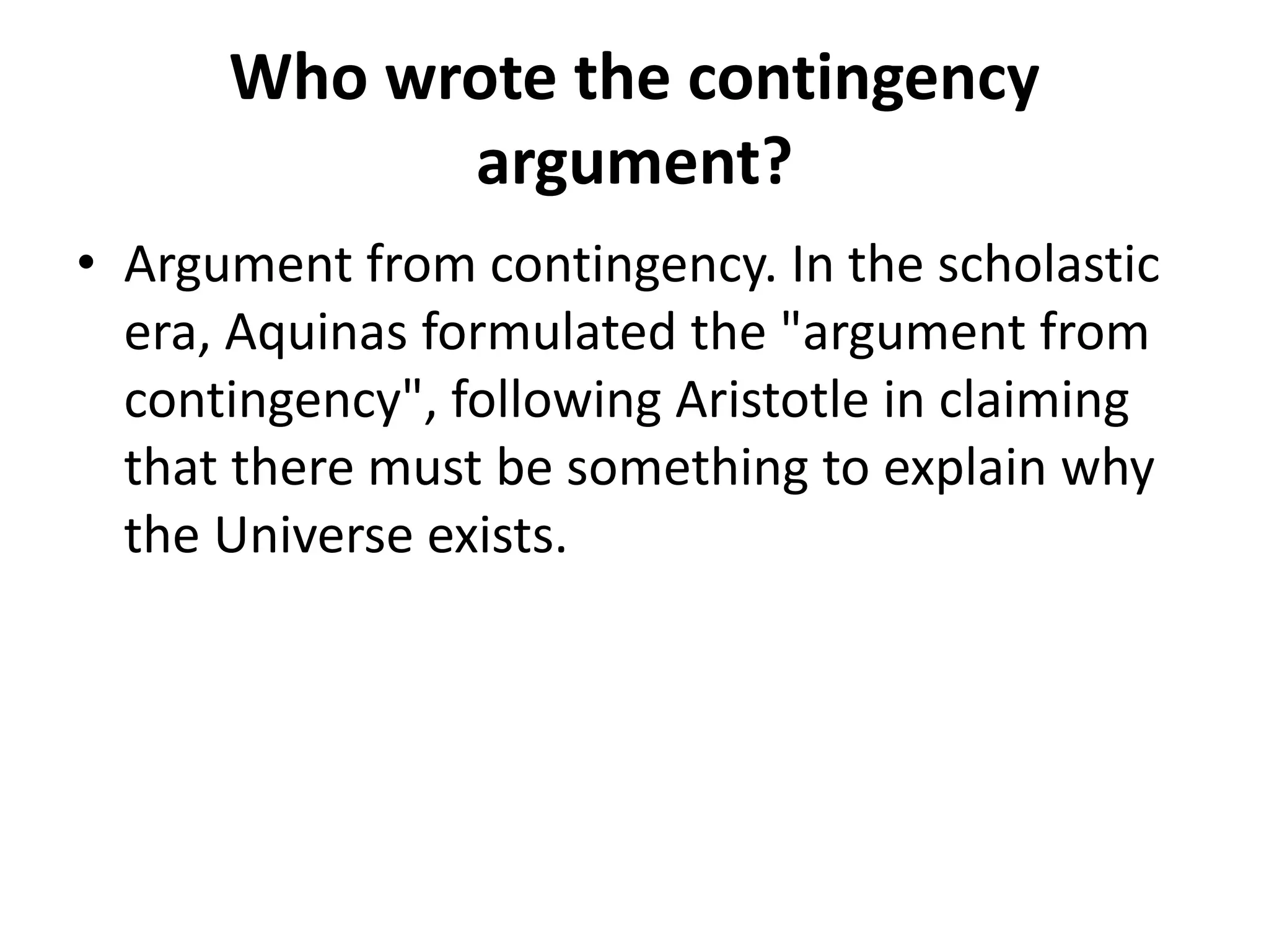 Contingency arguments for Existence Of Allah.edd.pptx