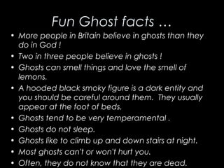 Existence of ghosts by prabu sparks | PPT