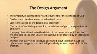 Existence of god | PPTX