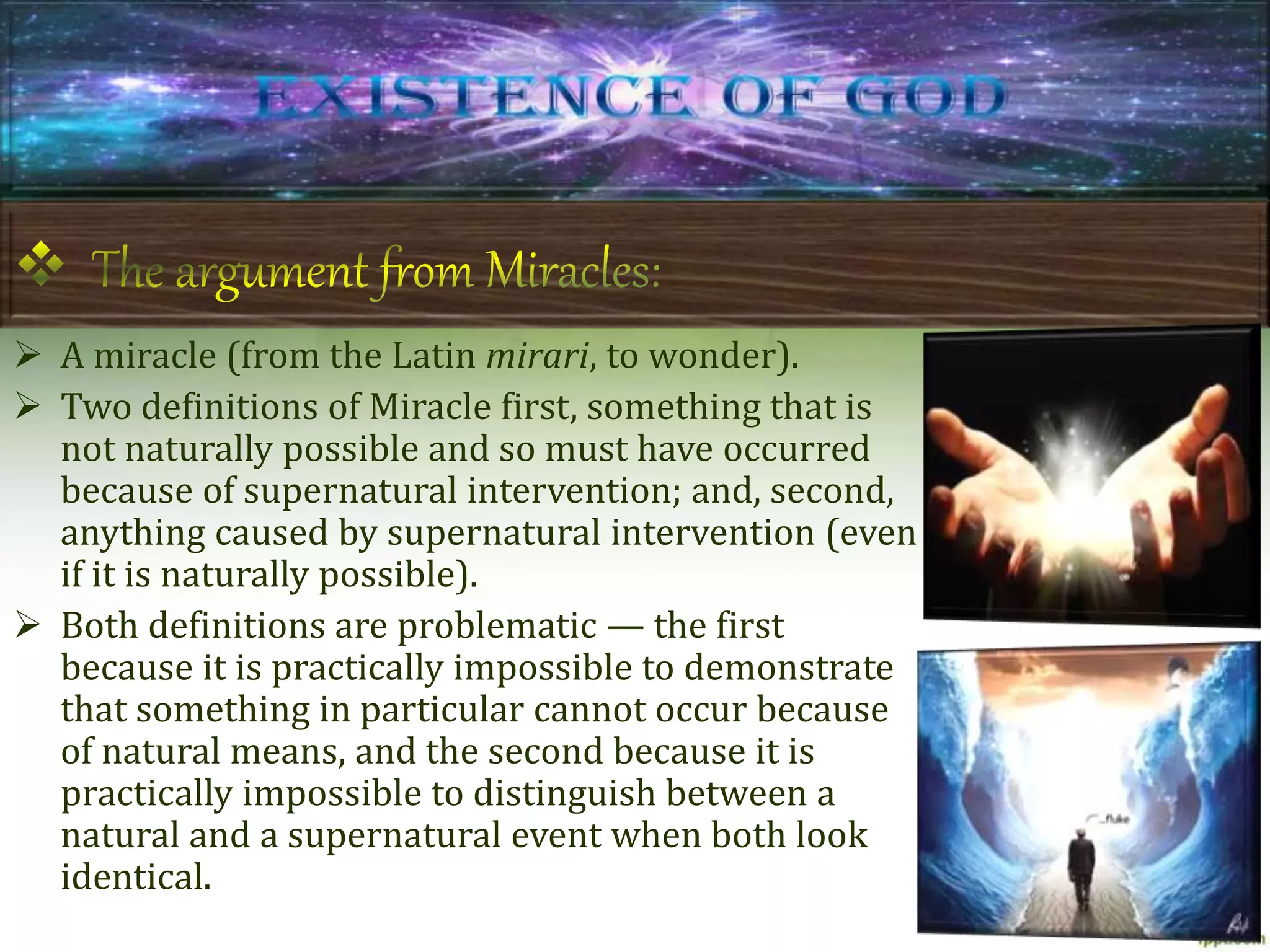 Existence of god | PPTX