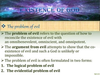 Existence of god | PPTX