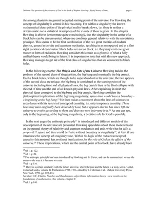 Stephen Hawking and God | PDF