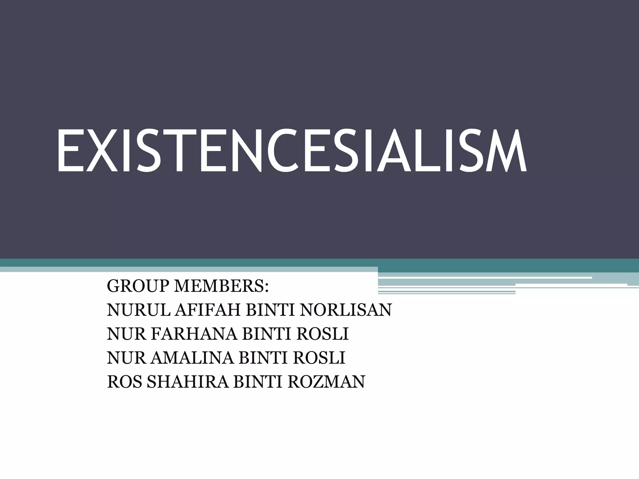 Existensialism | PPT