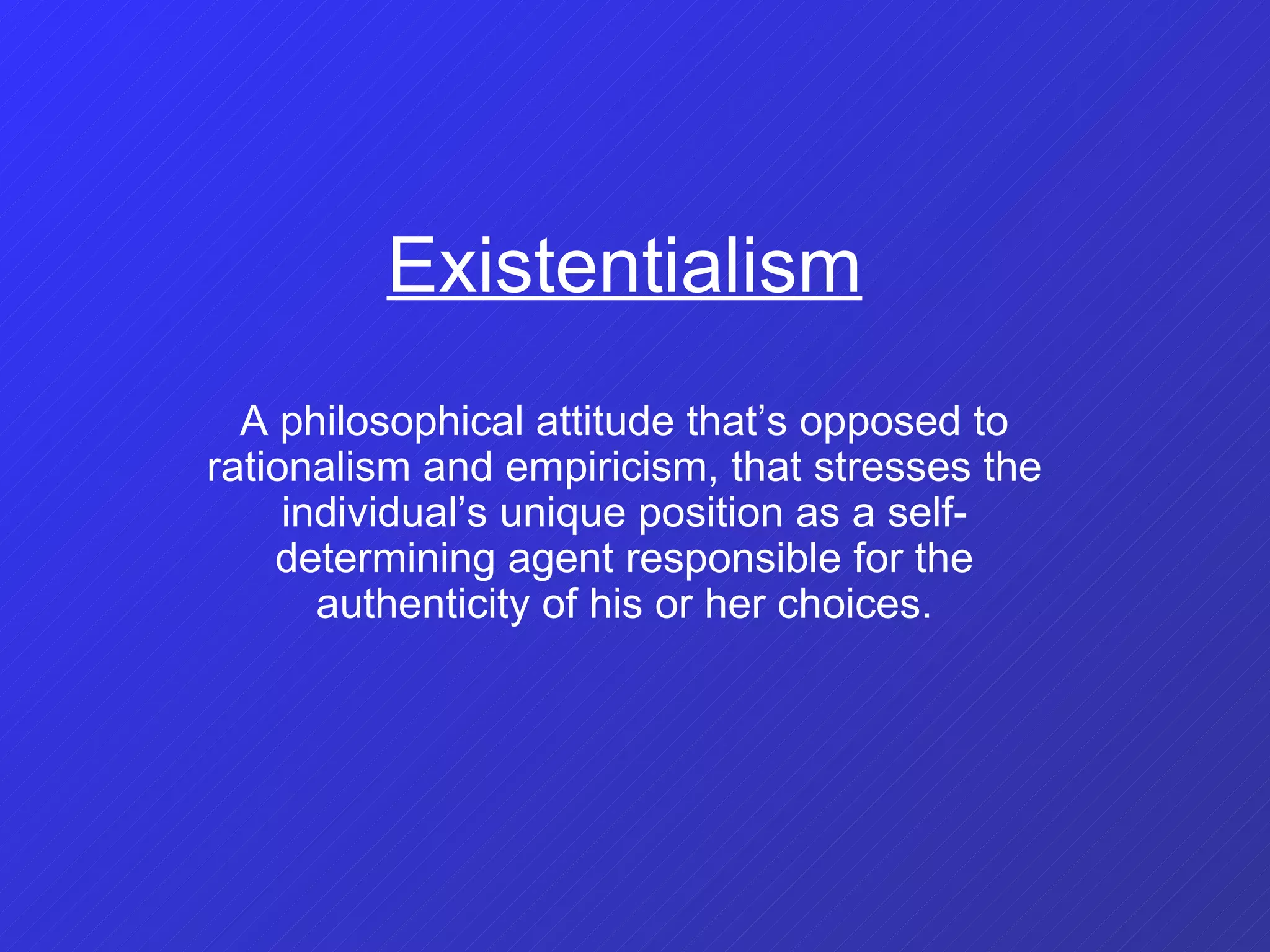 Existentialism | PPT