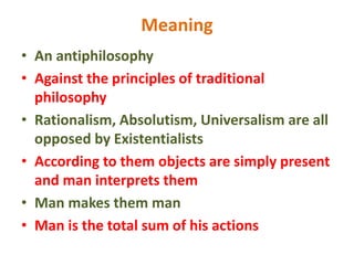 Existentialism | PPTX