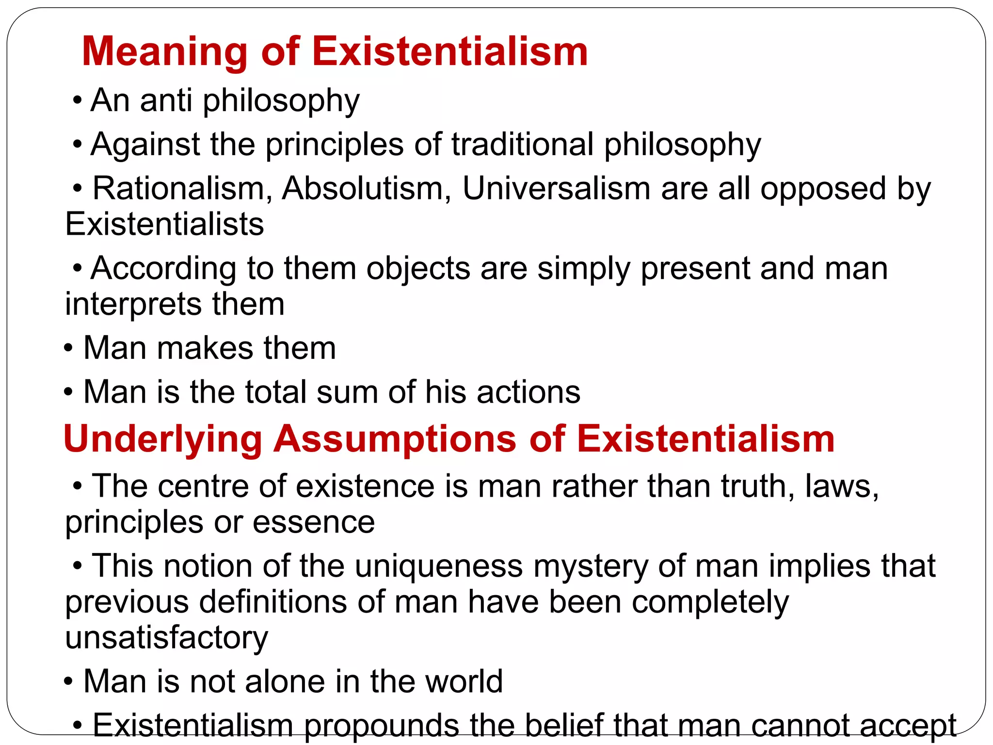 Existentialism | PPTX