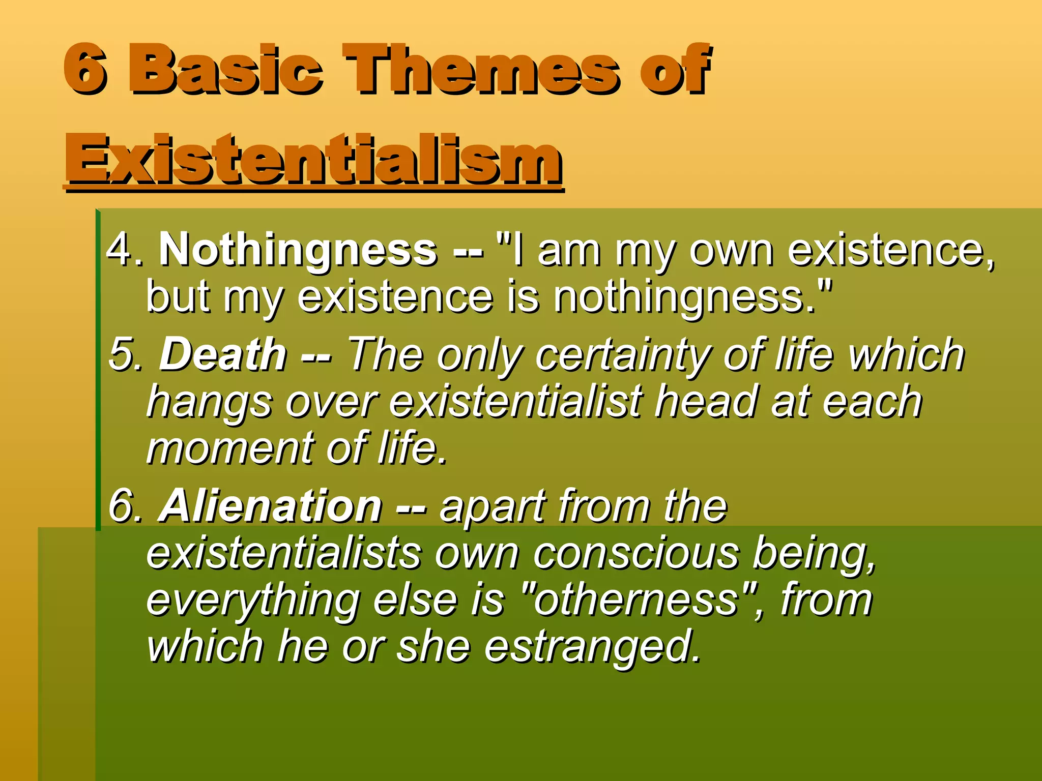 Existentialism A Philosophy | PPT
