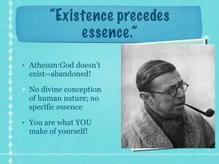 Existentialism sartre etc.- | PPT