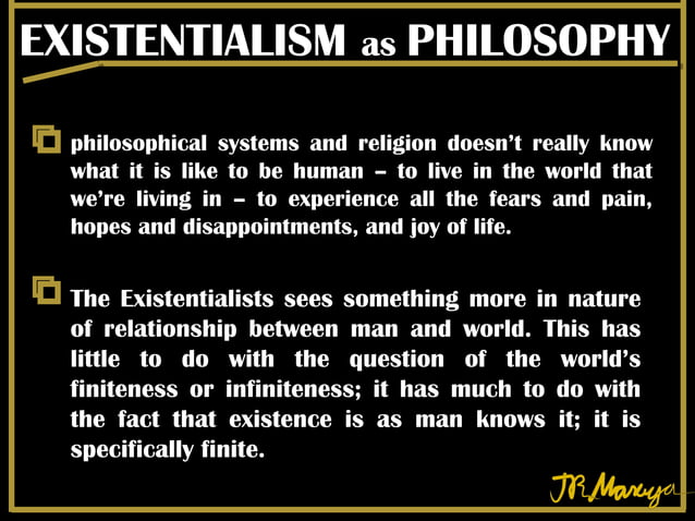 Existentialism: Its History, Proponents, and Classroom Implications | PPT