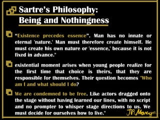 Existentialism Why Was Created