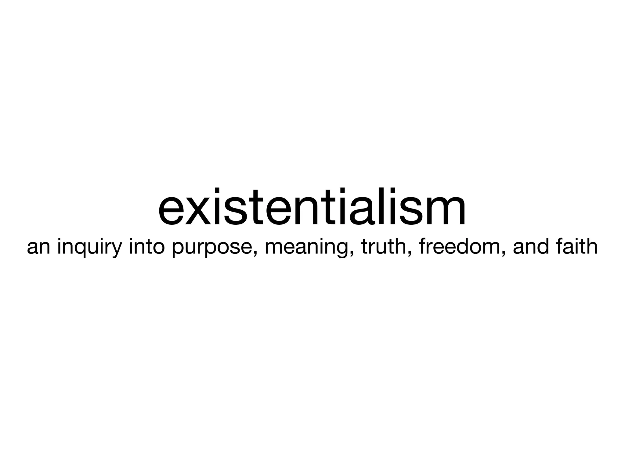 Existentialism Intro Presentation | PPT