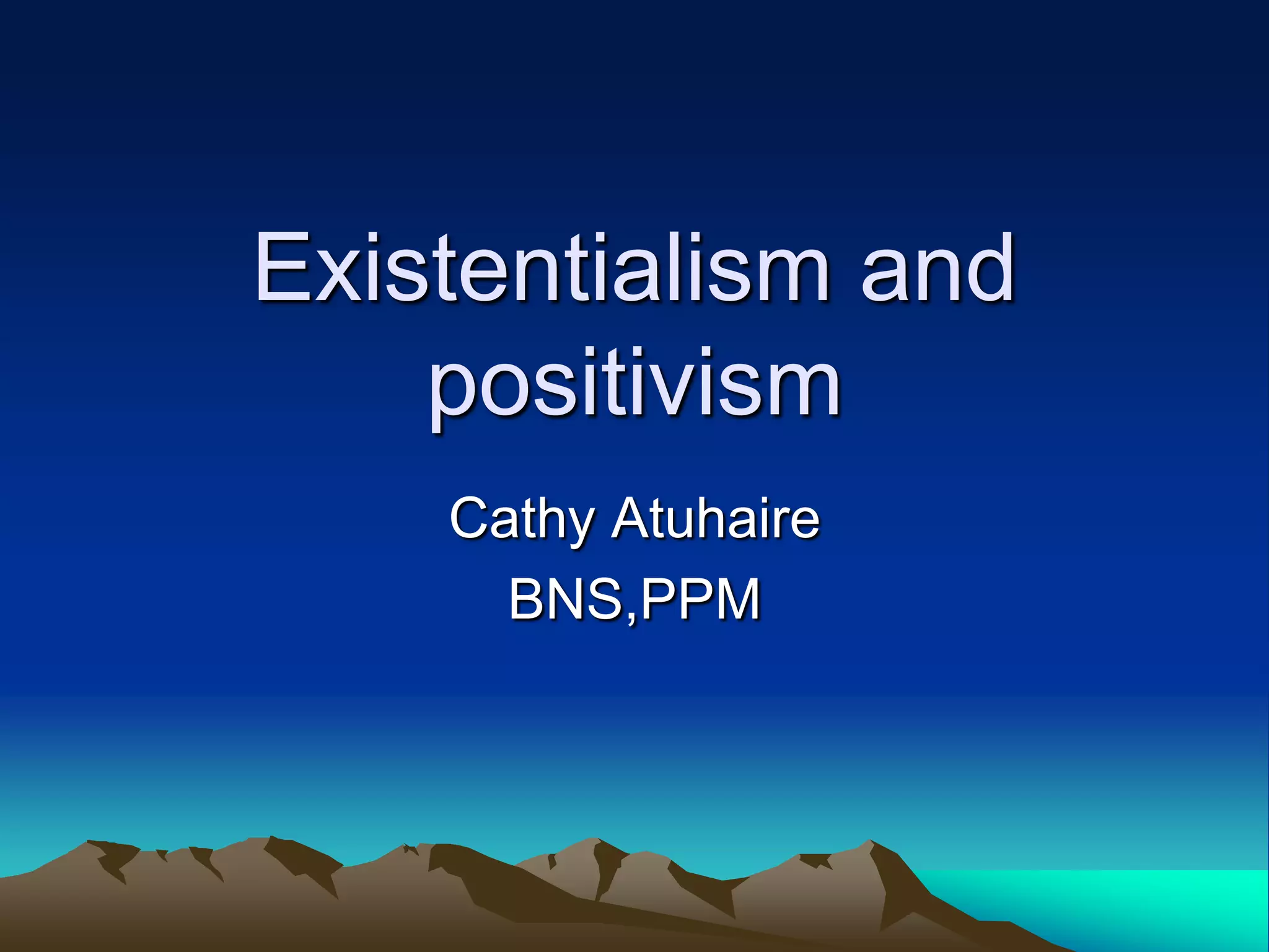 Existentialism presentation | PPTX