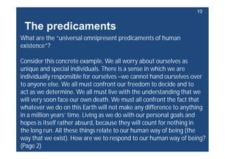 Existential psychotherapy (Introduction in English and Chinese) | PPT