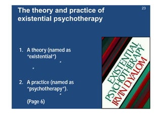 Existential psychotherapy (Introduction in English and Chinese) | PPT