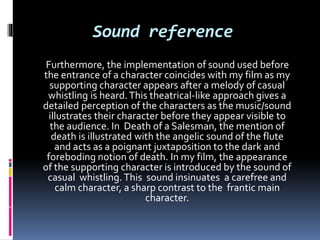 Existing film used as reference and inspiration | PPT