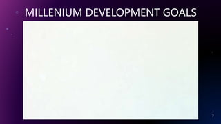 Existing Global Health Initiatives: Millennium Development Goals | PPTX