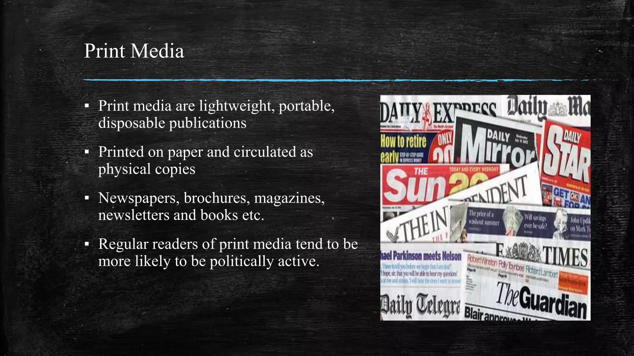 Existing landscape of print media in pakistan | PPTX