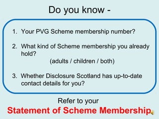 PVG - Existing member form | PPT