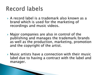 Existing music labels | PPT