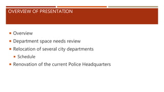 Existing Police Building Renovation | PPTX