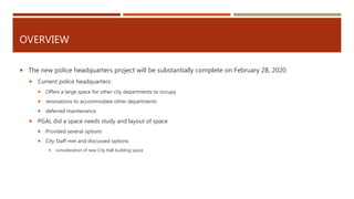Existing Police Building Renovation | PPTX