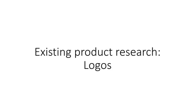 Existing product research.pptx